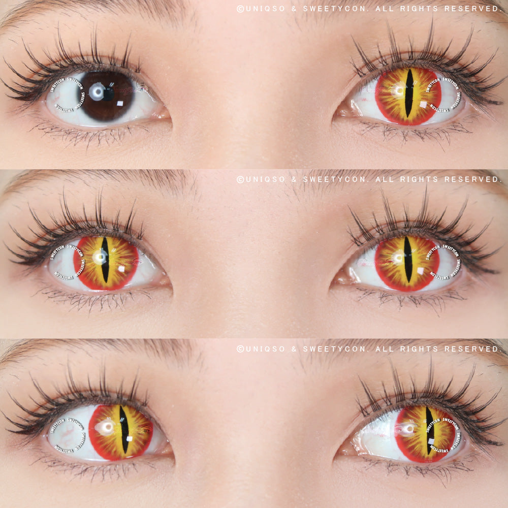 Sweety Crazy Red Demon Eye / Cat Eye (New) (1 lens/pack) – SweetyCon