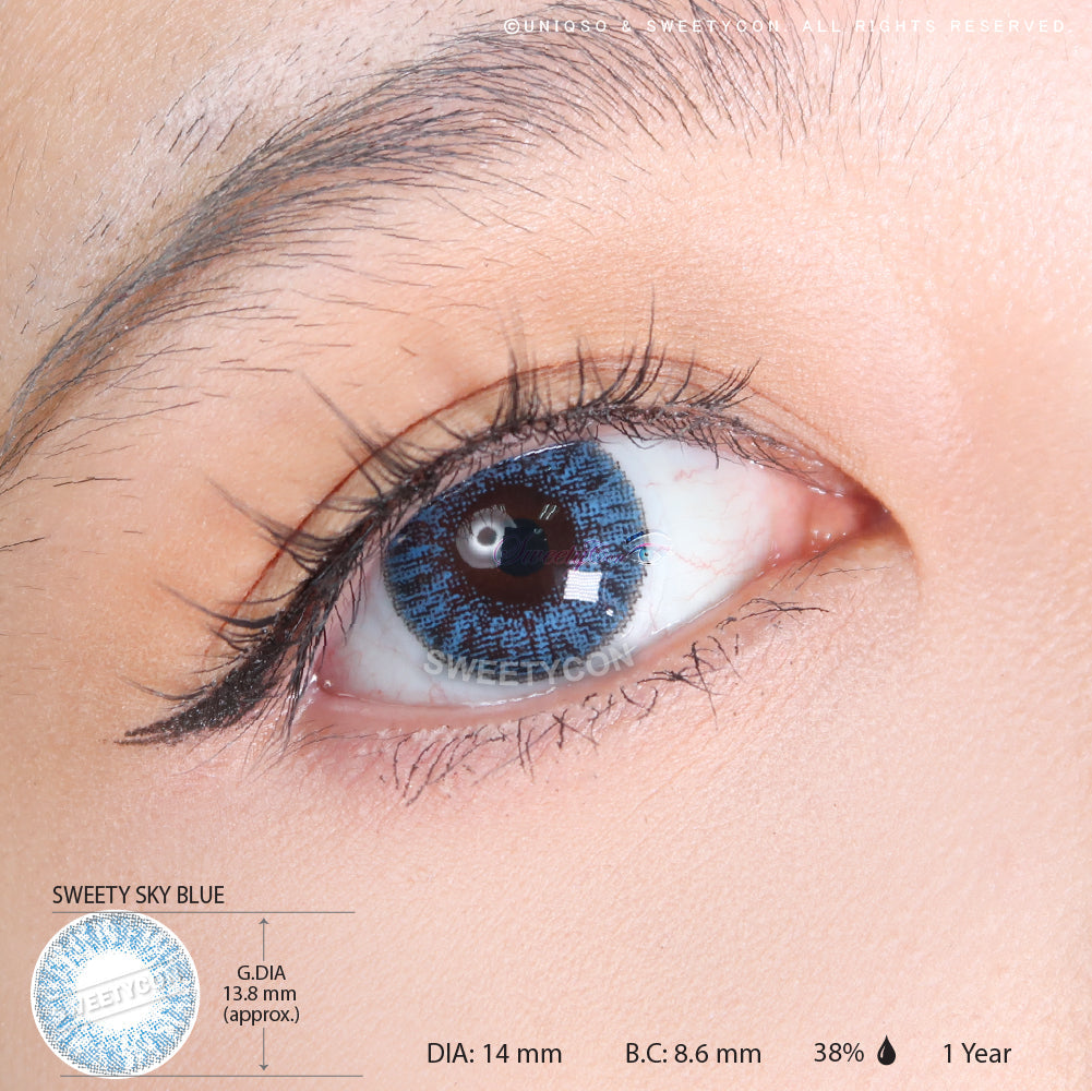 Sweety Sky Blue (1 lens/pack) – SweetyCon